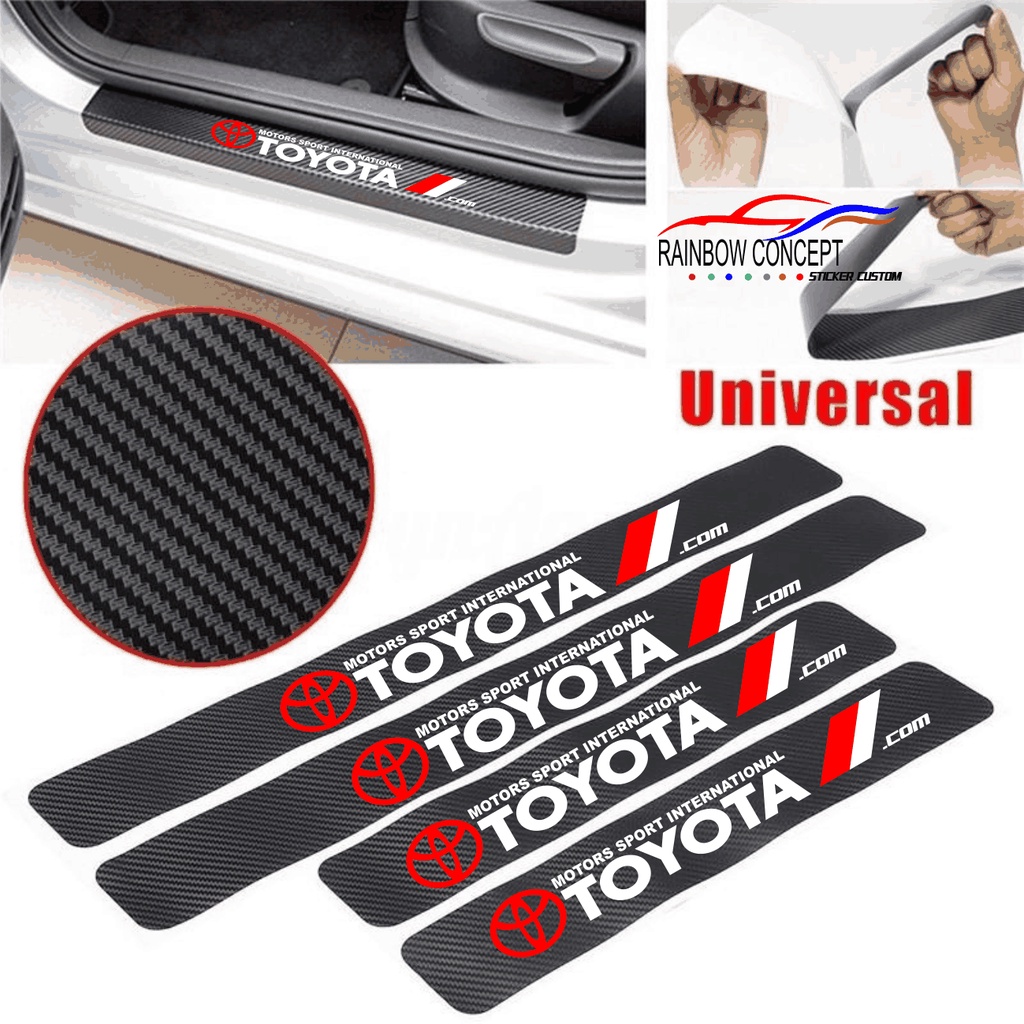 Jual 4 pintu sticker pelindung mobil toyota avanza prius camry agya ...