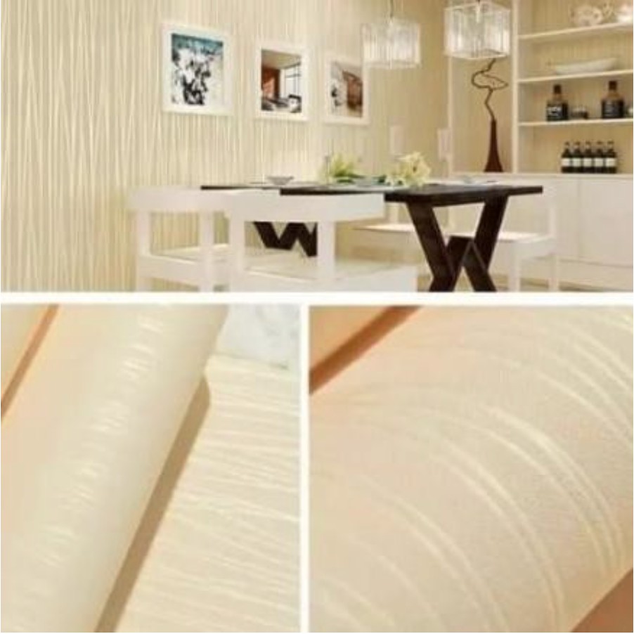 Jual WALLPAPER DINDING ukuran 45 CM x 10 M Motif BATIK POLOS EMBOSS VINTAGE GOLD PINK PUTIH BIRU ...