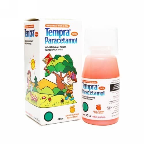 Jual TEMPRA FORTE RASA JERUK 60 ML | Shopee Indonesia