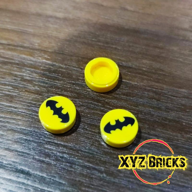 Jual LEGO PARTS 6175472 - Printed Round Flat Tile 1x1 No. 60 Bright ...