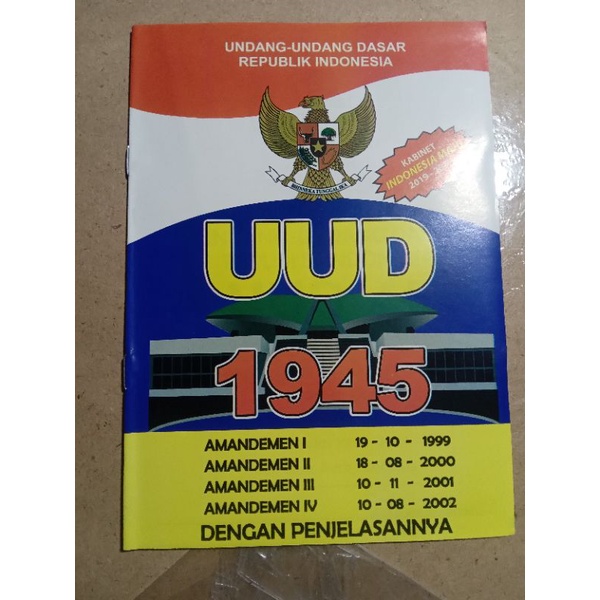 Jual undang undang dasar republik indonesia UUD 1945 amandemen dengan ...