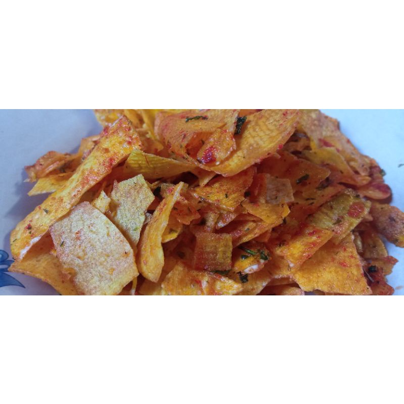 Jual kripik ubi talas balado/oleh-oleh sumbar/cemilan enak/gurih ...