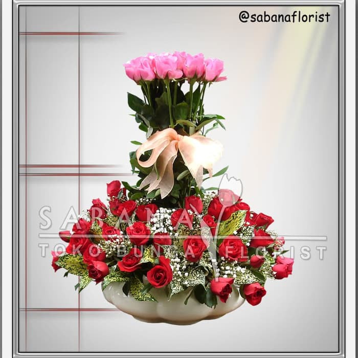 Jual Buket Bunga Bouquet Meja Bunga Ulang Tahun Rangkaian Bunga Meja ...