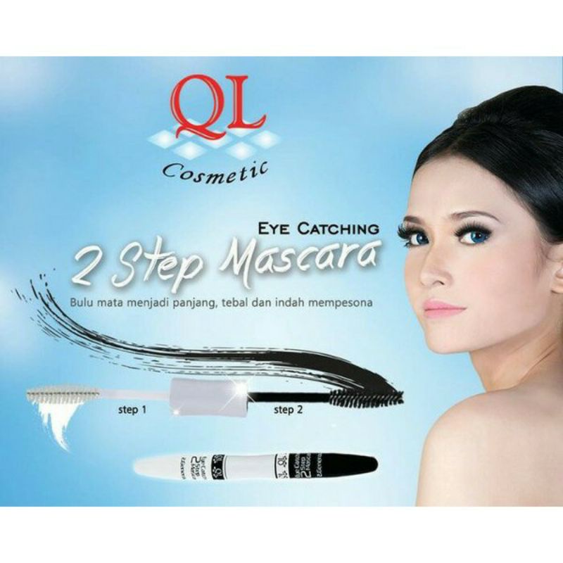 Jual QL Mascara 2in1 (Black & White) | Shopee Indonesia