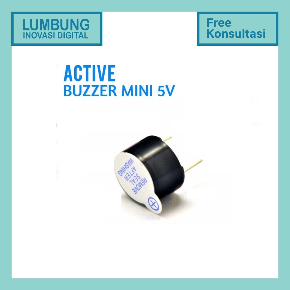 Jual Buzzer Speaker Active 5v For Arduino Uno Mega Mini Nano Shopee