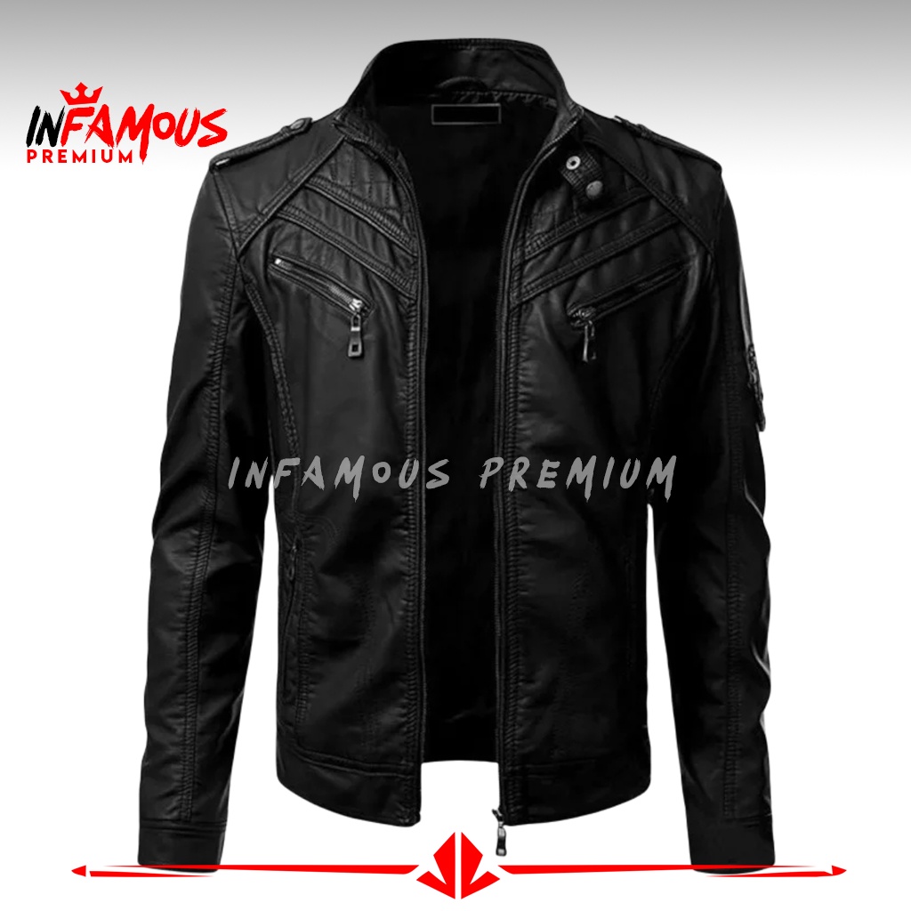 Jual Jaket Pria Jaket Kulit Pria Jaket Kulit Motor Pria Original Jaket ...