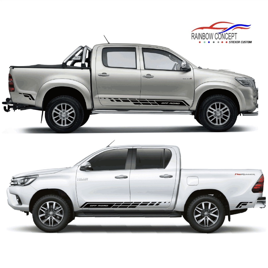 Jual cutting sticker mobil hiluk triton strada offroad list keren ...