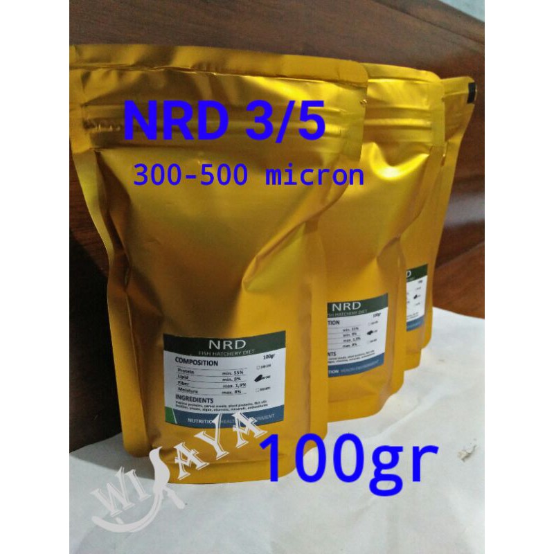 Jual NRD 3/5 100gr 100 gram pakan ikan hias guppy cupang | Shopee Indonesia