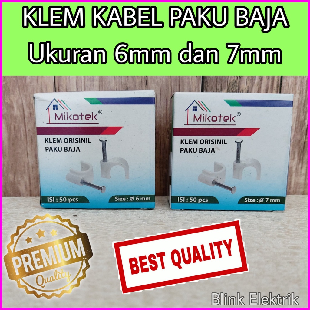 Jual Klem Kabel Penjepit Kabel | Shopee Indonesia