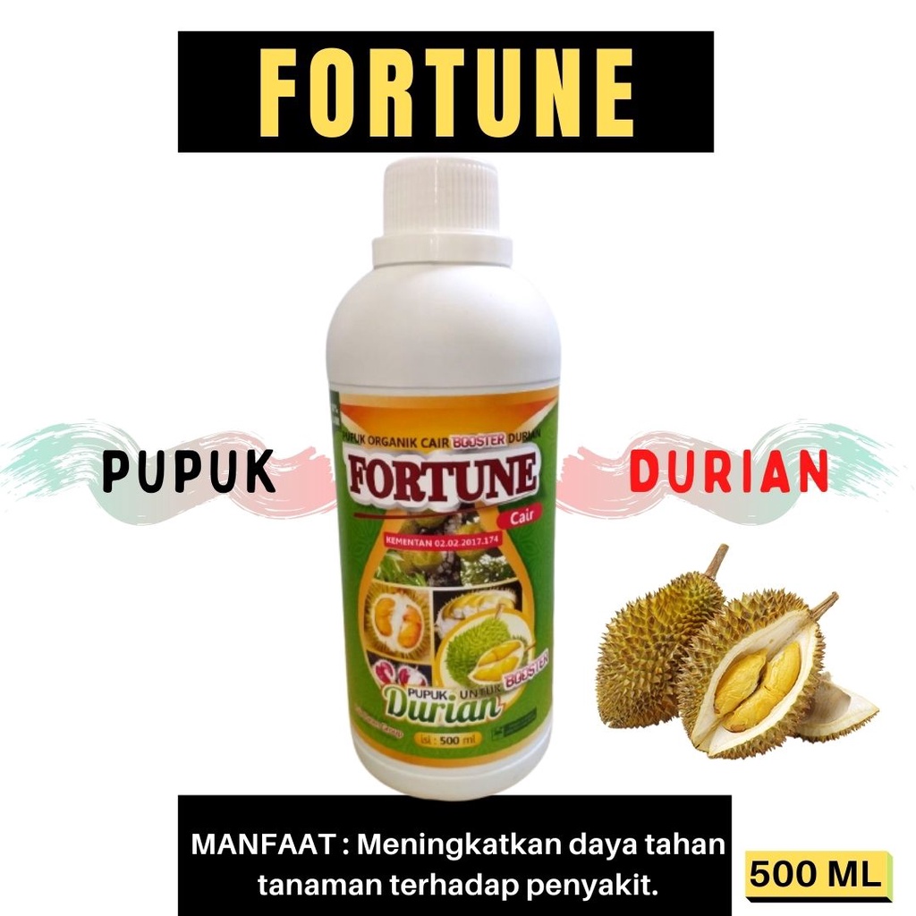 Jual Pupuk Durian Agar Cepat Berbunga Booster Durian Cair 500 ML Pupuk Durian Cepat Besar ...