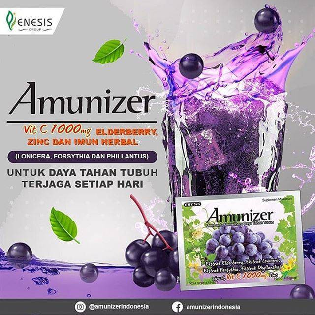 Jual Amunizer Vitamin C 1000mg 1 box - 4 Sachet | Shopee Indonesia