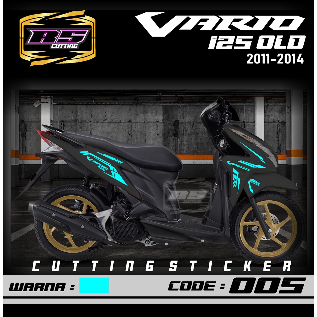 Jual Cutting Sticker Vario 125 OLD/LAMA - Aksesoris Motor Stiker Honda Vario 125 Skotlet Sticker ...