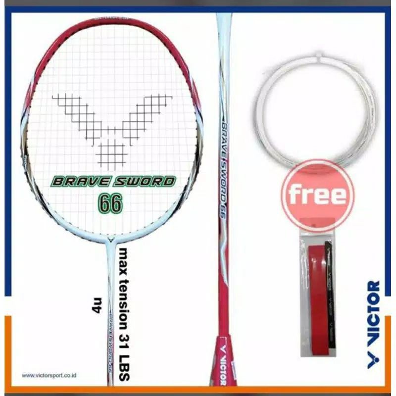 Jual raket badminton victor brave sword 66 original | Shopee Indonesia