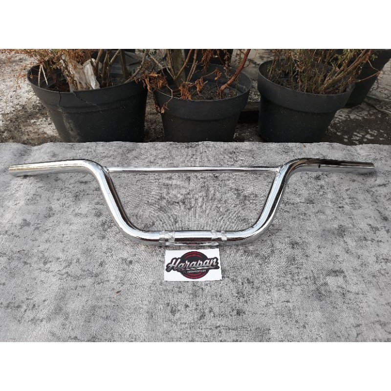 Jual stang setir Honda win 100 trail palang model original full crom ...