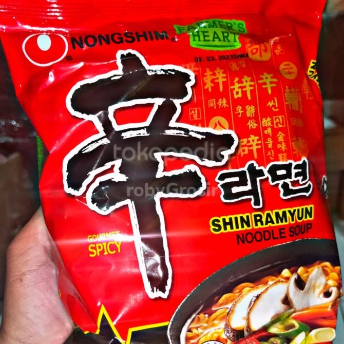 Jual Nongshim Shin Ramyun Spicy Noodle 120gr Shopee Indonesia
