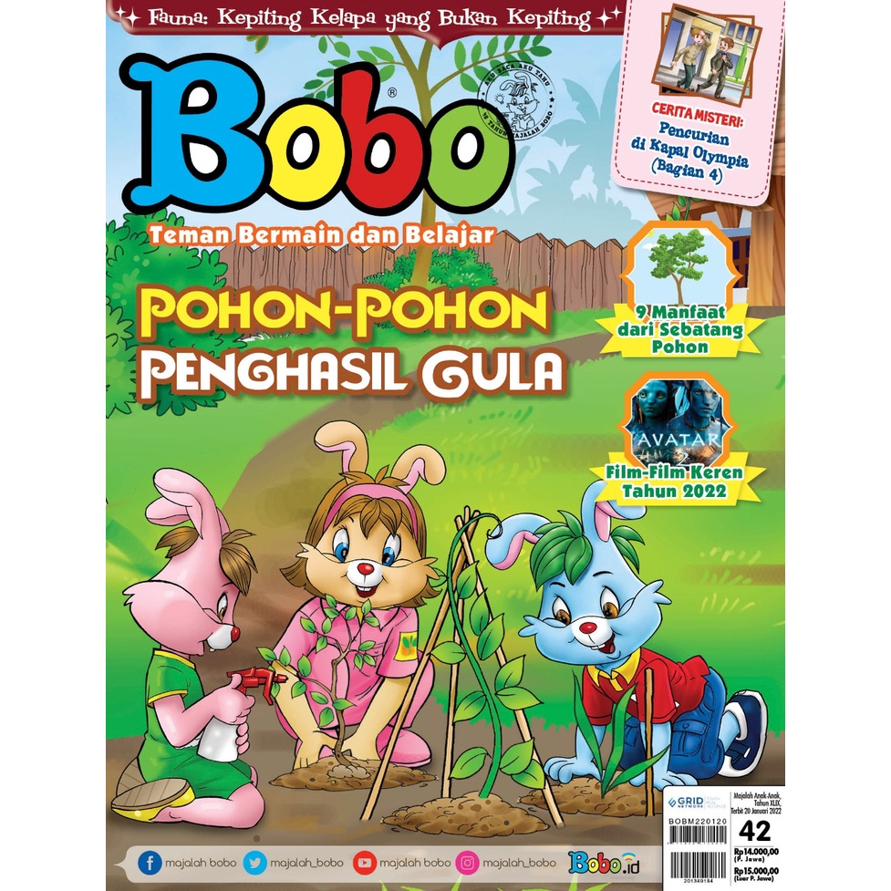 Jual Majalah Anak BOBO Terbaru Edisi Januari 2022 | Shopee Indonesia