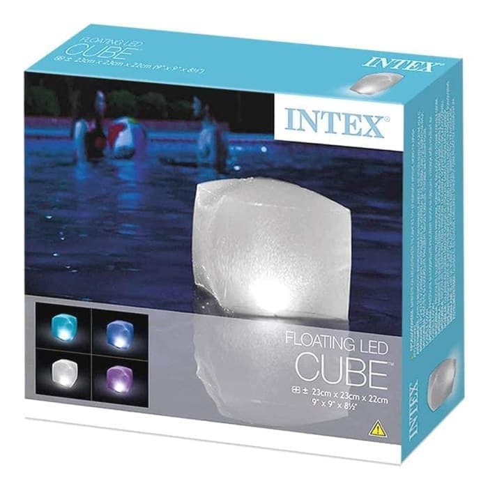 Jual Intex Floating Led Cube Funtastic Lampu Menyala Bola Air | Shopee ...