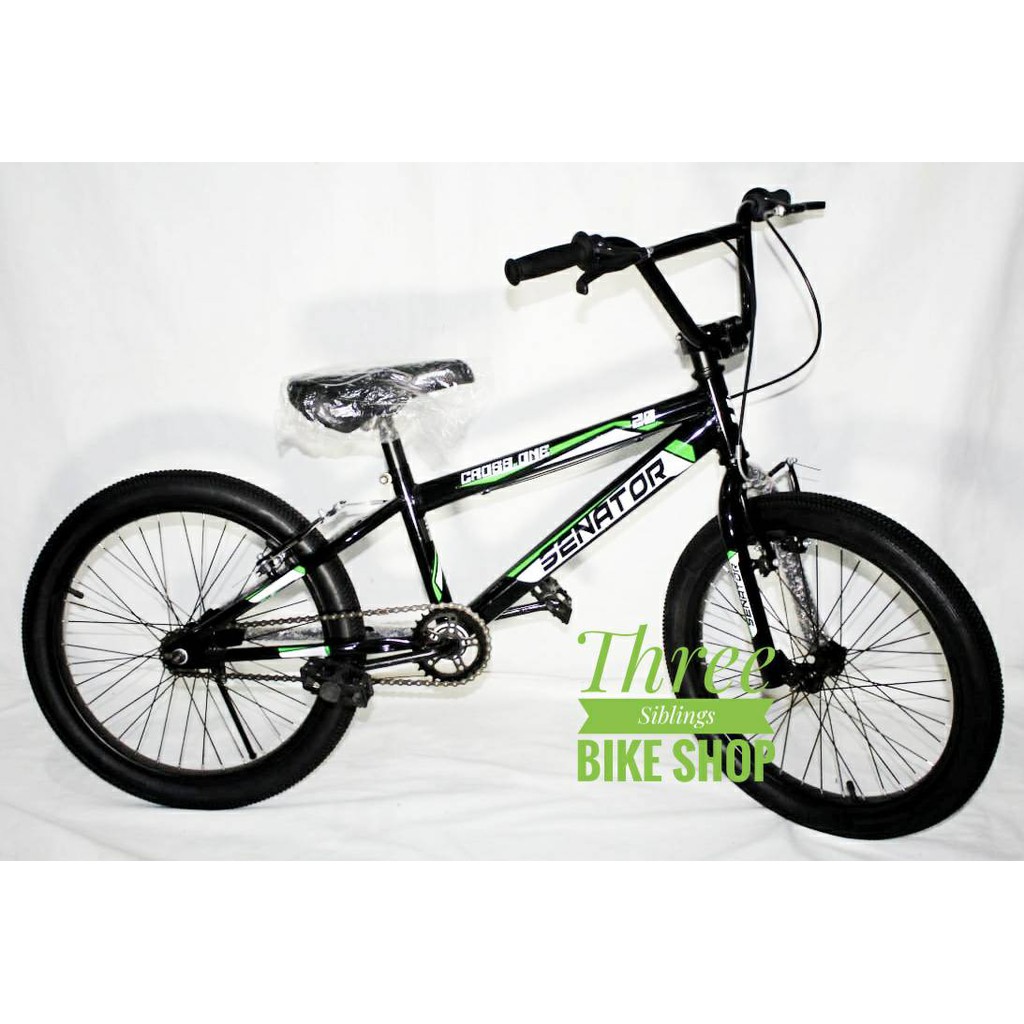 Jual SEPEDA BMX SENATOR CROSS ONE 20 INCH WARNA HITAM HIJAU | Shopee ...