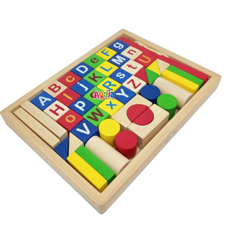 Jual Mainan Balok Abjad / City Block Alfabet by Agdia Toys | Shopee ...