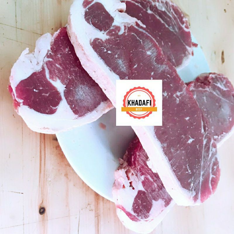 Jual DAGING SAPI SIRLOIN BEEF STEAK 120-150 GRAM IMPORT MURAH | Shopee ...