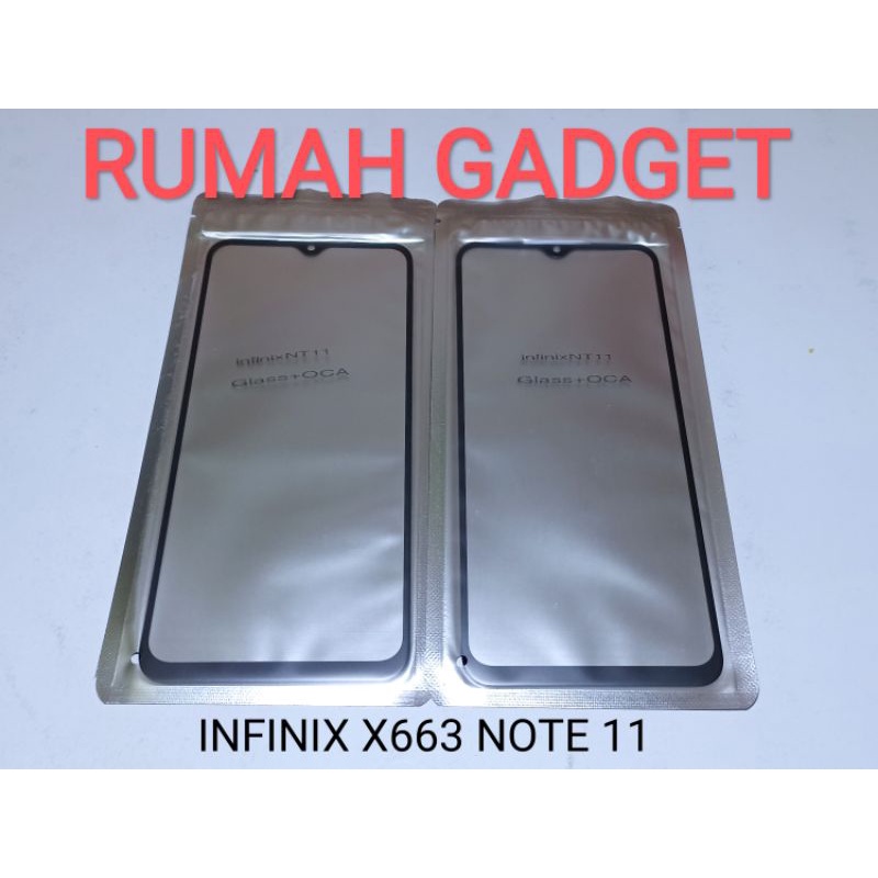 Jual KACA DEPAN LCD+LEM OCA INFINIX NOTE 11/X663 INFINIX NOTE 11S/X698 ...