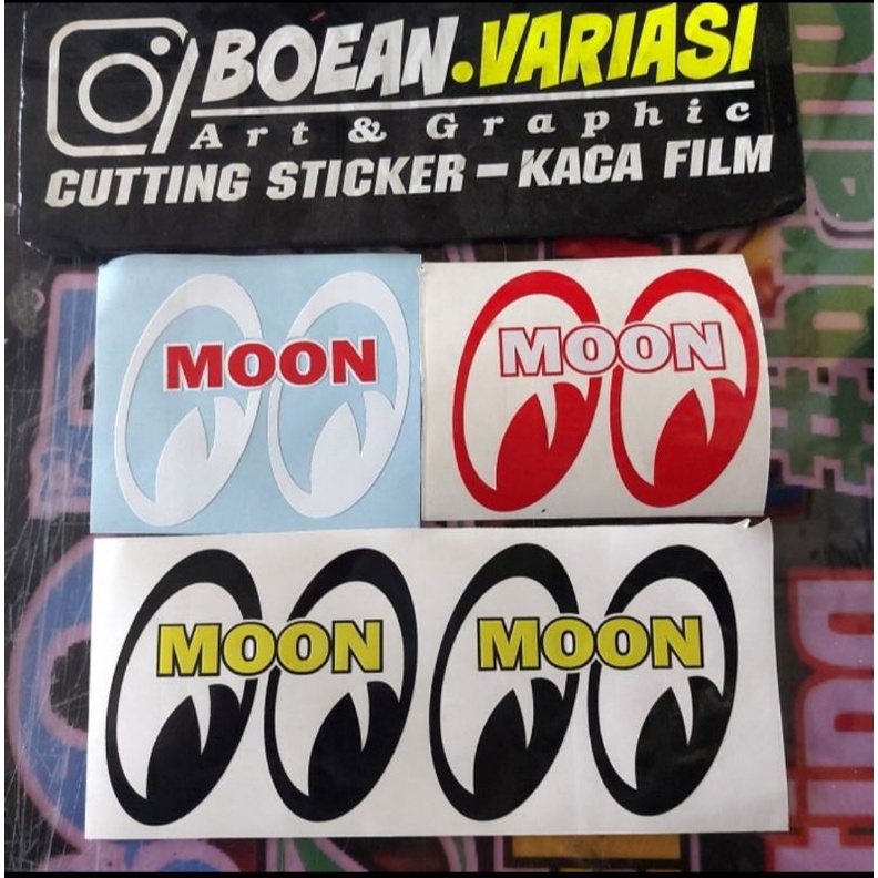 Jual Cutting sticker jdm sticker MOON EYES mooneyes | Shopee Indonesia
