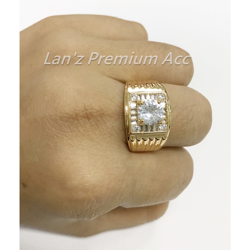 Jual Cincin Pria Jumbo Marco Titanium 22K (Emas) | Shopee Indonesia