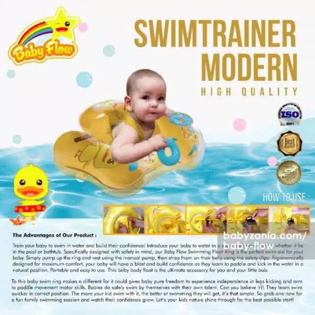 Jual Pelampung Bayi Swim Trainer Baby flow ( Pilihan warna bisa dinote ...