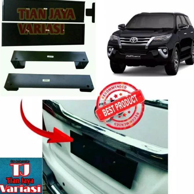 Jual Tatakan Dudukan Plat Nomor Mobil Pejabat For All New Fortuner VRZ ... Jual Tatakan Dudukan Plat Nomor Mobil Pejabat For All New Fortuner VRZ ...