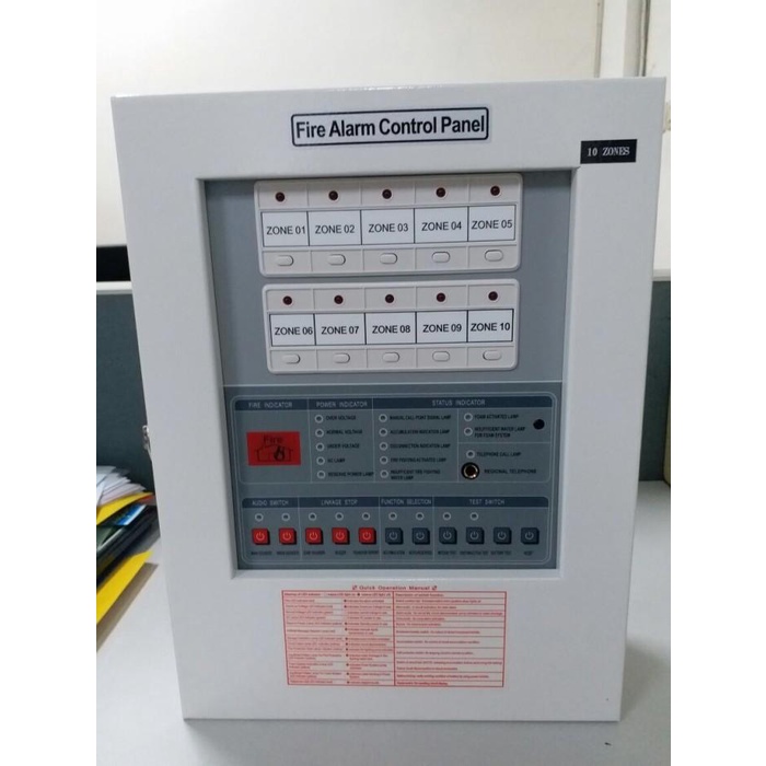 Jual Detector | Chung Mei Fire Alarm Control Panel 10 Zone Cm-P1 | Shopee Indonesia