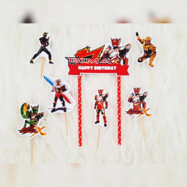 Jual Topper Bima X Topper bimax topper ulang tahun topper happy ...
