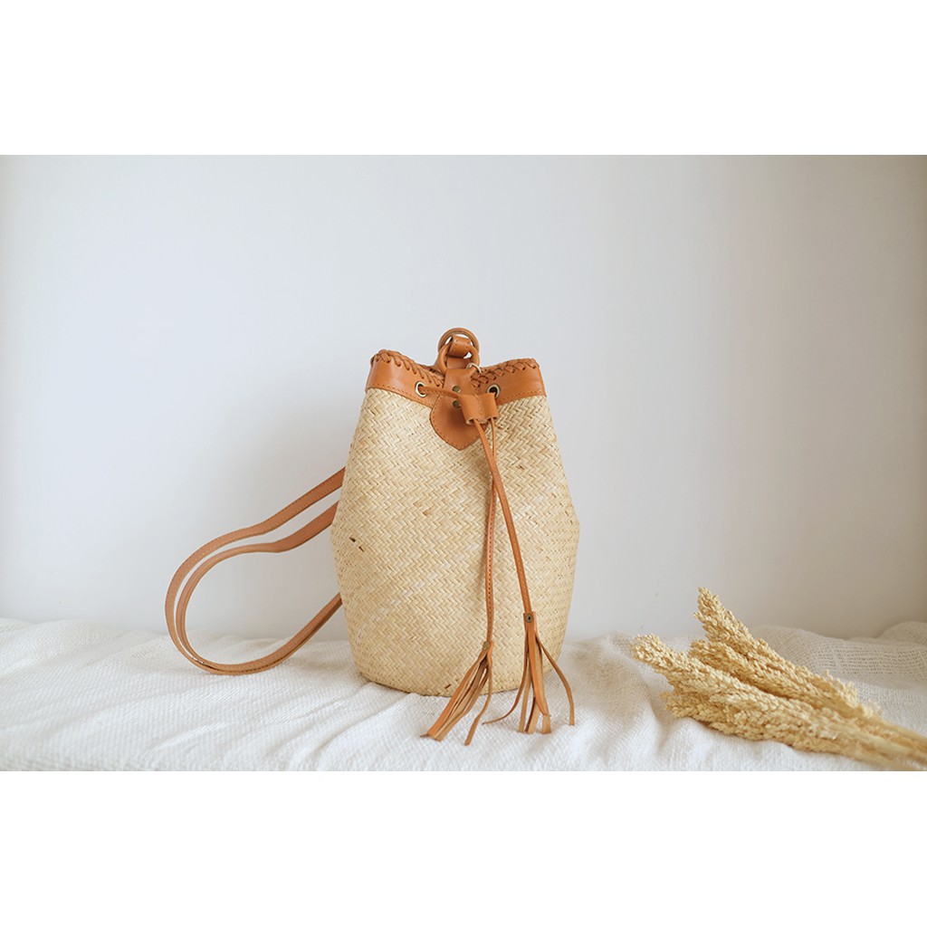 Jual Tas Rotan / Lisa Rattan Backpack | Shopee Indonesia