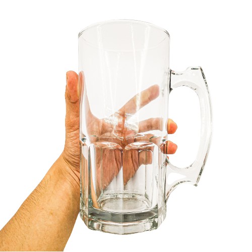 Jual Gelas Besar Jumbo 1 Liter Mug Cafe Bir Bahan Kaca Beling Bening ...