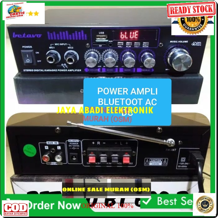 Jual G78 BETAVO POWER AMPLI BLUETOOTH REMOTE MIXER MIXING KARAOKE ...