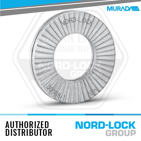 Jual NL6sp, Nord-Lock steel wedge-locking washers, enlarged outer diameter, 25 pairs per pack ...