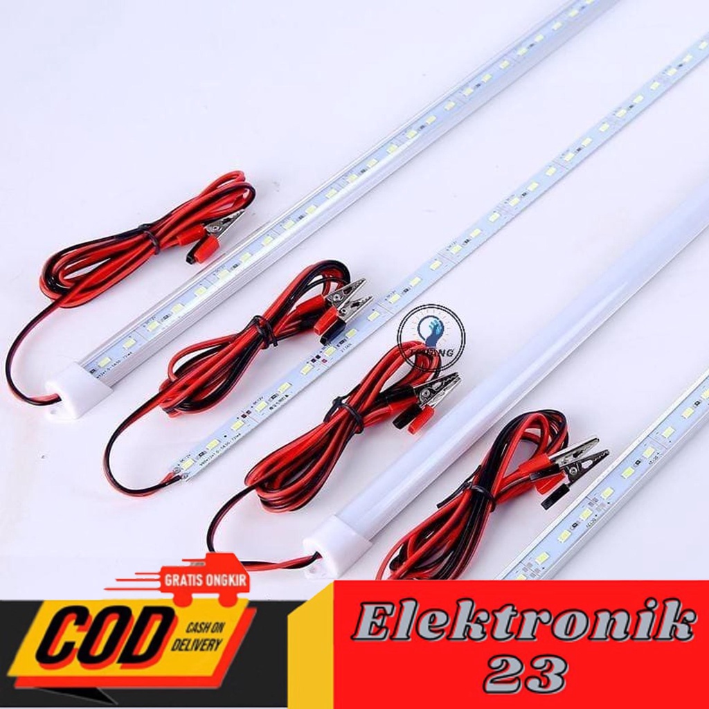 Jual Lampu Neon TL Led dc 12v 10watt lampu aki 12v 10watt | Shopee ...