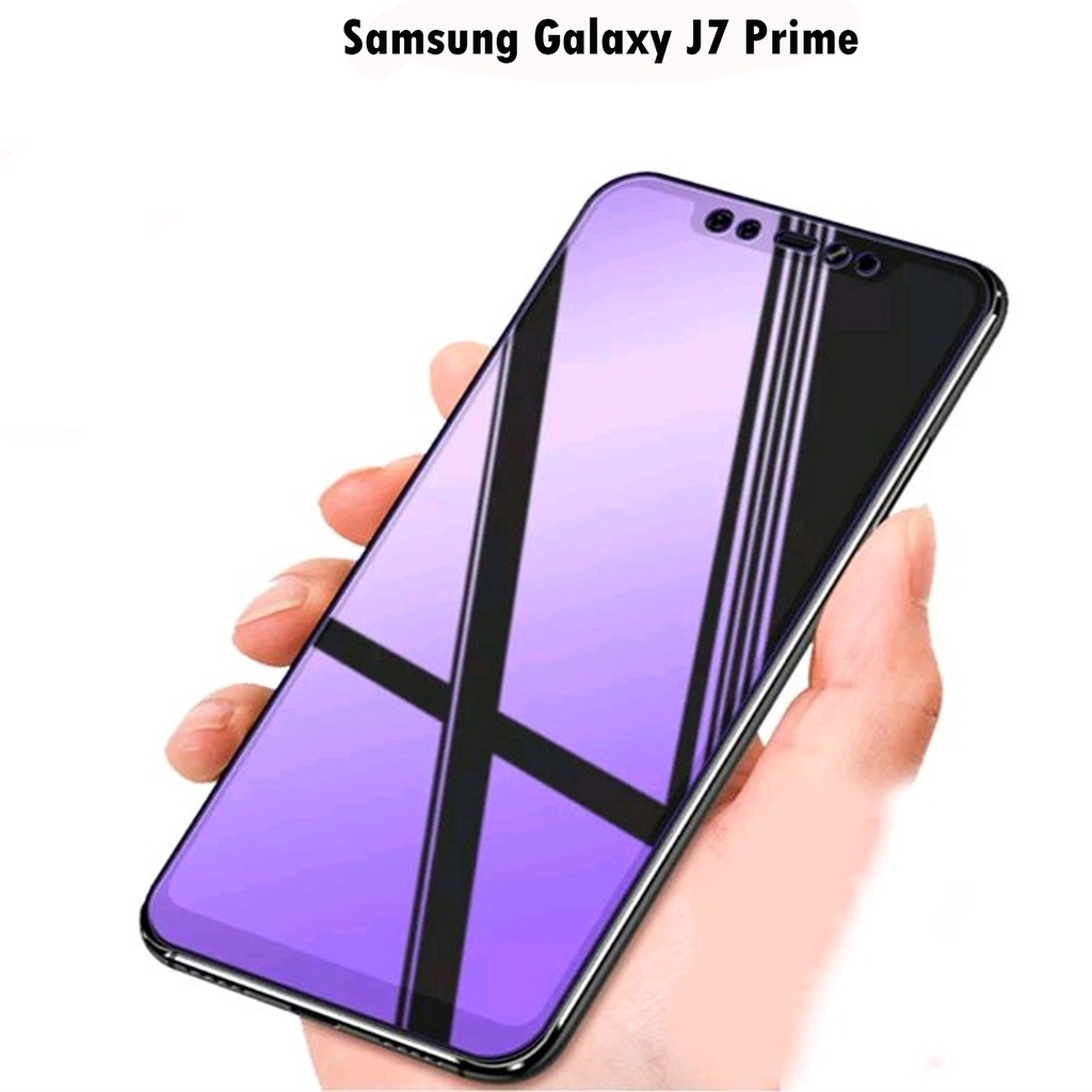 Jual Tempered Glass Samsung Galaxy J7 Prime Matte Blue Light Anti Gores ...