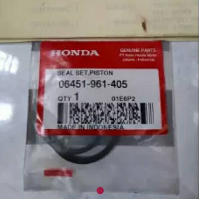 Jual seal piston kaliper master rem bawah blade beat fi sonic scoopy fi spacy new supra x 06451 ...