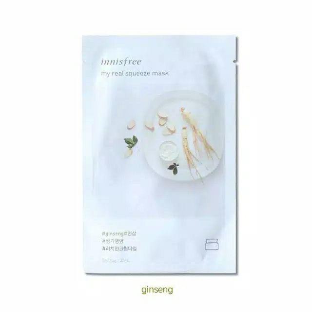 Jual Innisfree Sheet Mask My Real Squeeze Baca Disclaimer Masker Innnisfree Wajah Masker Muka ...