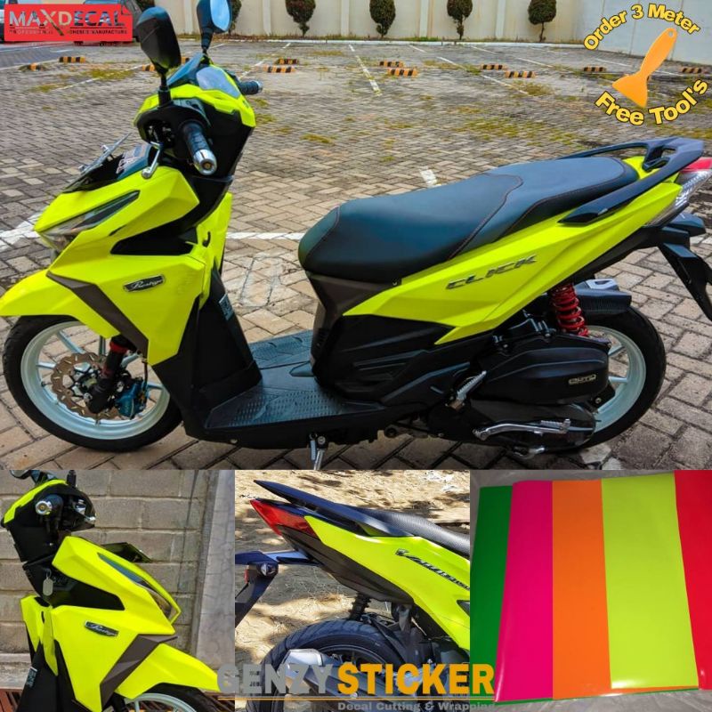 Jual stiker skotlet kuning stabillo sticker scotlite stabilo menyala ...