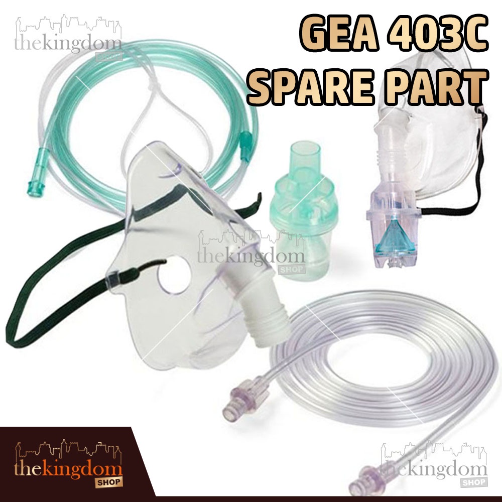 Jual GEA Nebulizer Mask Masker Cannula Adult Child Selang Dewasa Anak ...