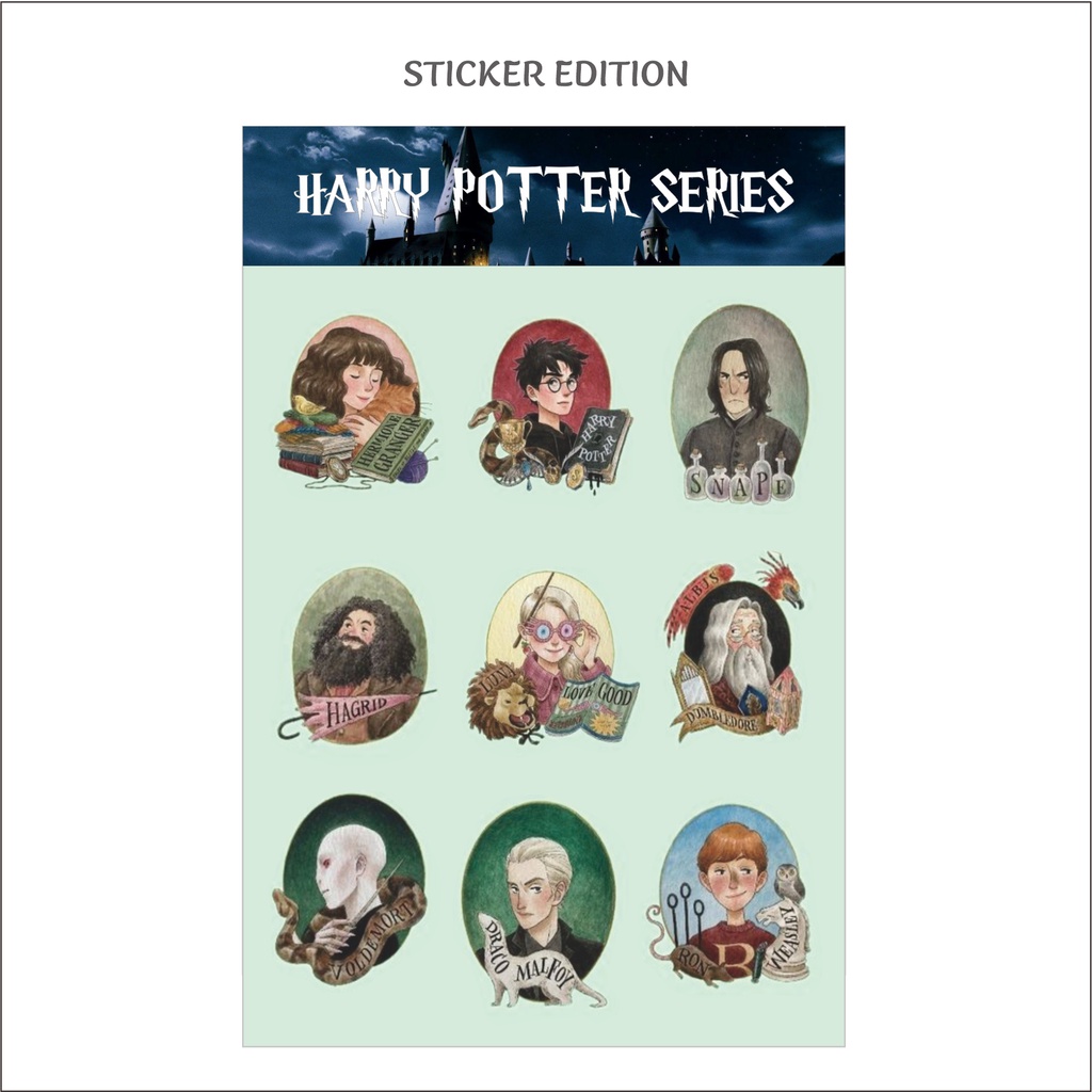 Jual Stiker Harry Potter Cartoon #2 Untuk Dekorasi Handphone Harry ...