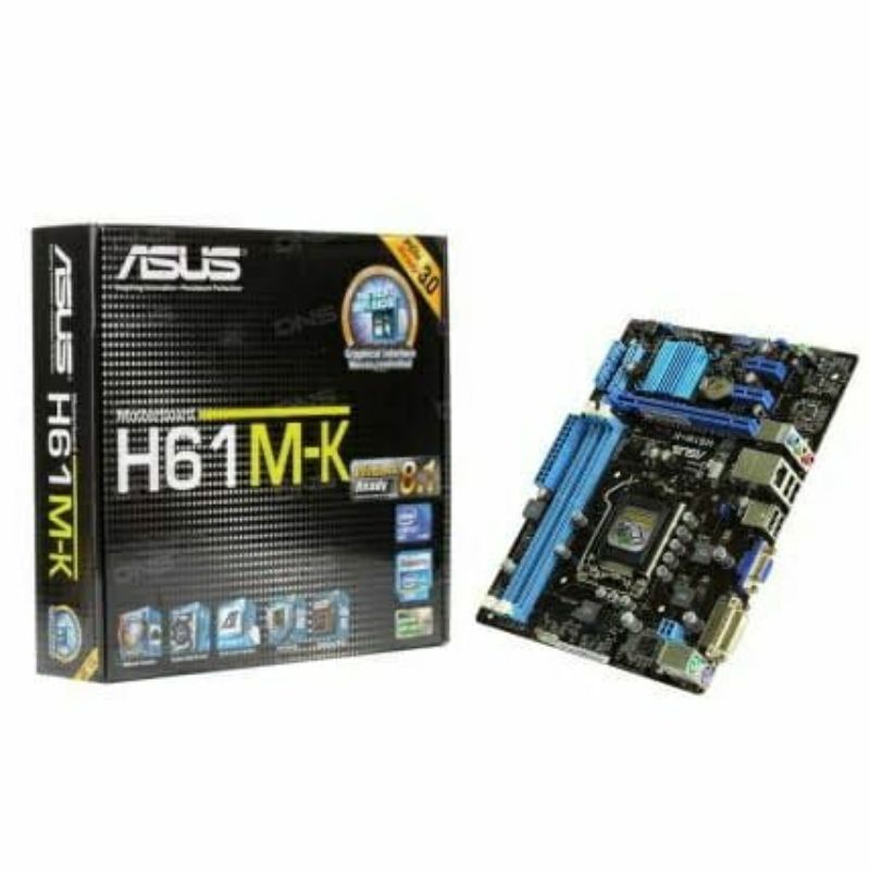 Jual Mainboard Asus H61m K Lga Socket Intel 1155 | Shopee Indonesia
