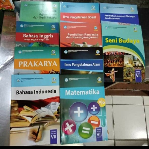 Jual Buku Paket Pelajaran SMP Kelas 7 Diknas Lengkap | Shopee Indonesia