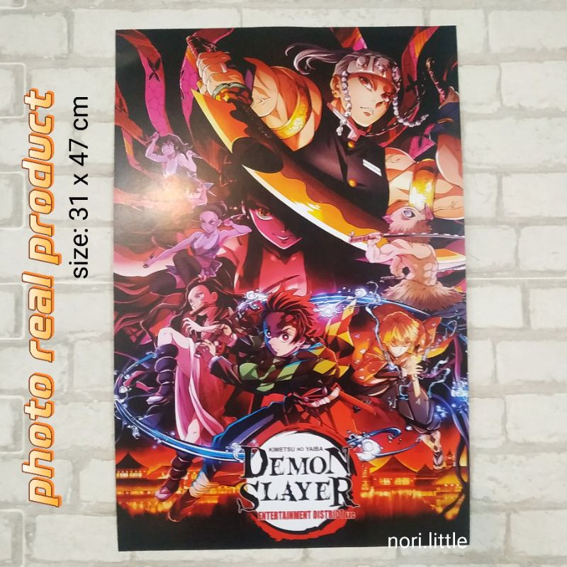Jual POSTER anime kimetsu no yaiba DEMON SLAYER [nori.little] | Shopee ...