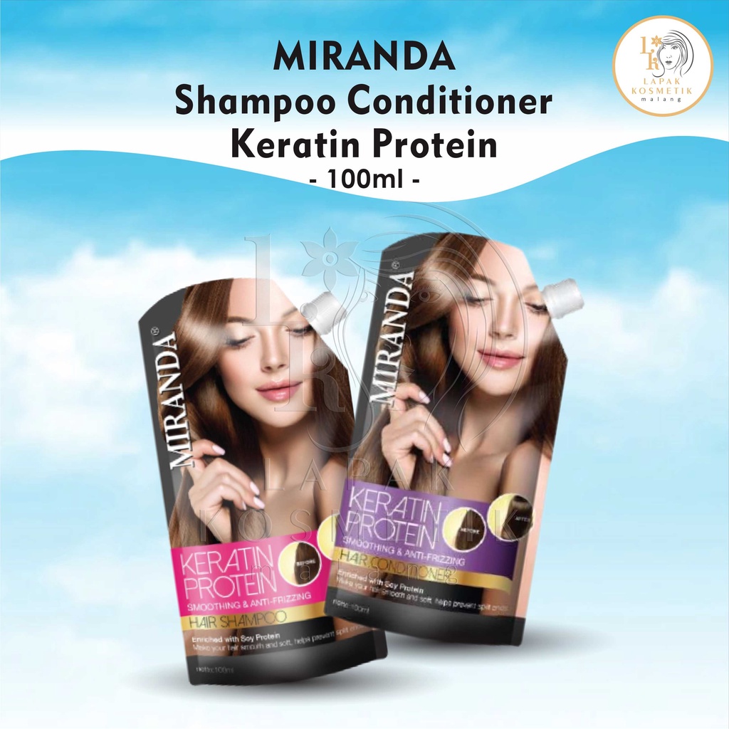 Jual Miranda Keratin Protein Series 100ml | Shampoo Conditioner Hair ...