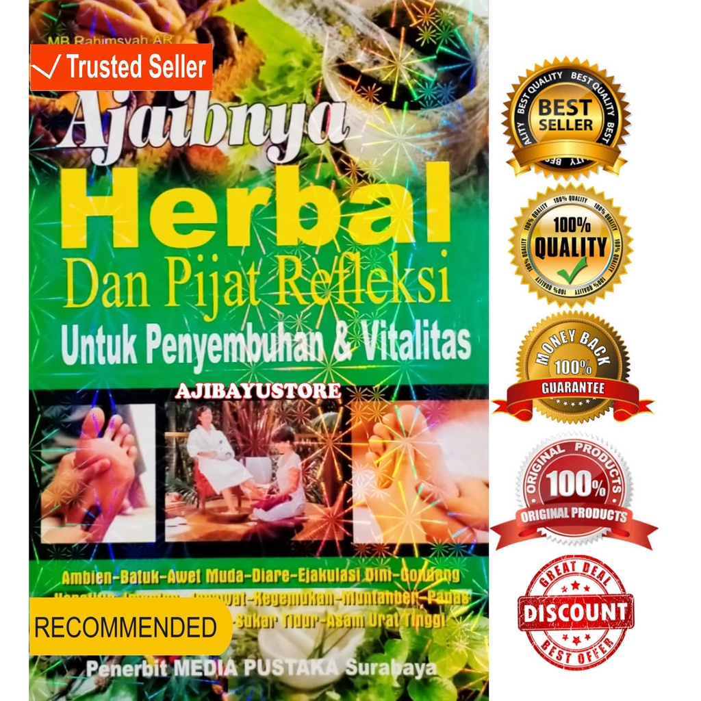 Jual BUKU KESEHATAN AJAIBNYA HERBAL DAN PIJAT REFLEKSI UNTUK PENYEMBUHAN DAN VITALITAS MEDIA ...
