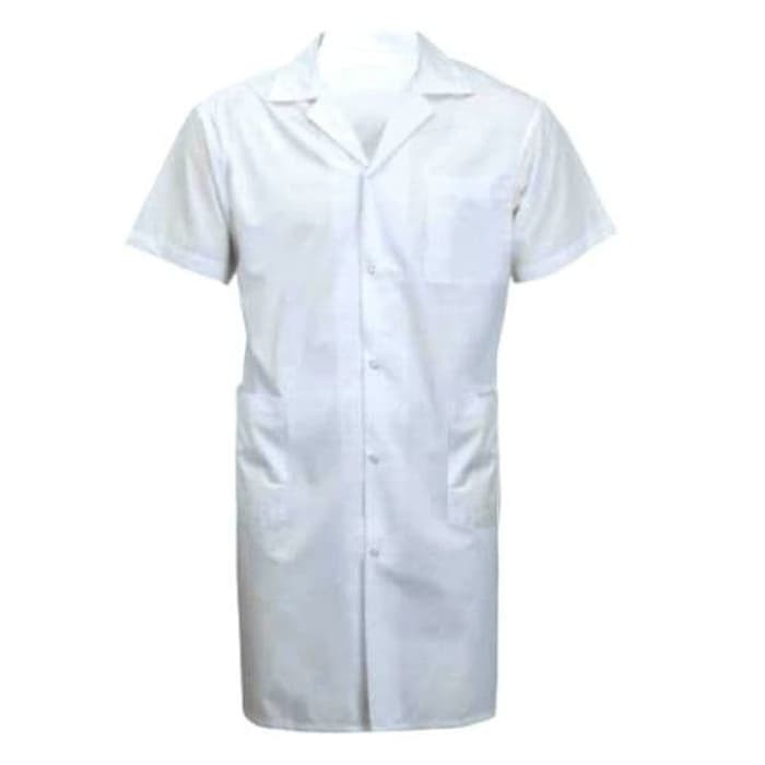 Jual Baju Laboratorium / Jas Lab Lengan Pendek / Baju Lab Pendek ...