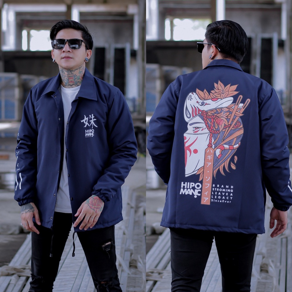 Jual JAKET COACH GEISHA DISTRO ORIGINAL - JAKET MOTOR- FREE STIKER ...