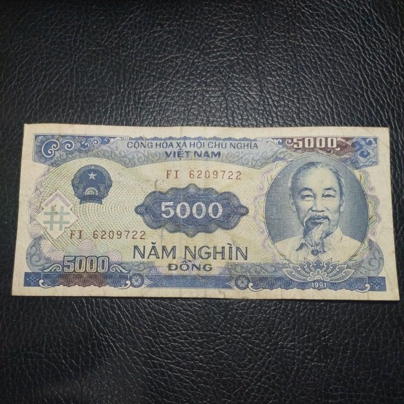 Jual uang kertas asing 5000 dong vietnam biru | Shopee Indonesia